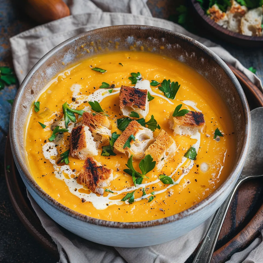 Easy Creamy Butternut Soup With Warm Spices Taste Of Savor